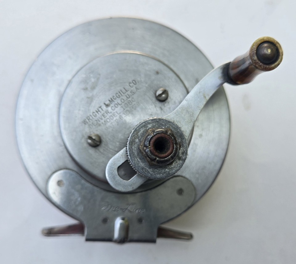 Vintaged Used Wright & McGill Model 10BC Fishing Reel One-Line Casting ...