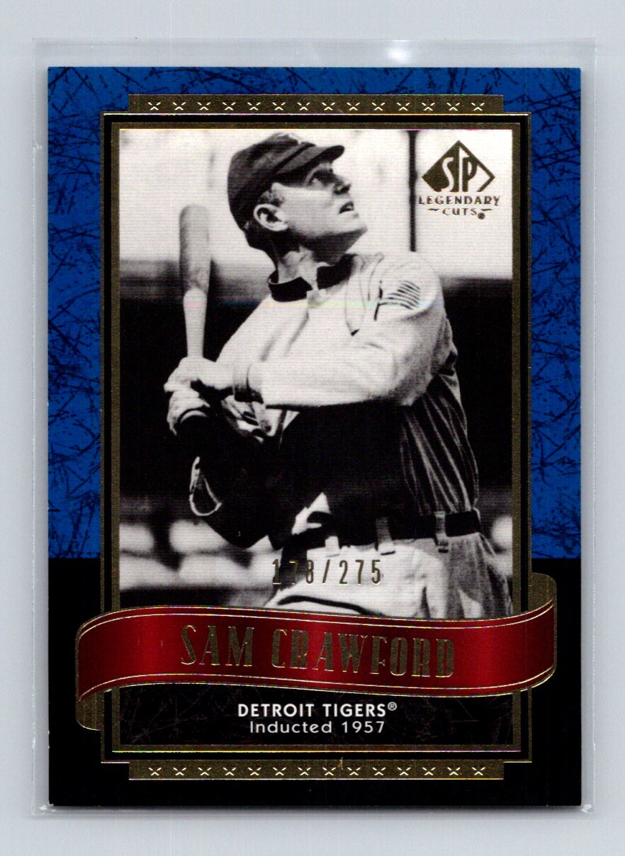 2003 SP Legendary Cuts - Blue #111 Sam Crawford /275 for sale online | eBay