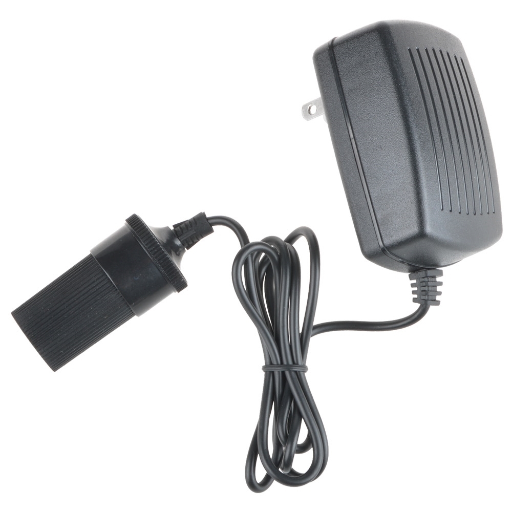 AC 100-240 to 12 Volt 12V 2A Car Charger Cigarette Lighter Socket Power ...