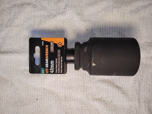 Gearwrench 84995 41mm - 3/4" Drive 6 Point Deep Impact Socket Metric MM ...