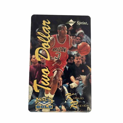 Khalid Reeves 1995 Classic Assets Gold $2 Phone Cards | eBay