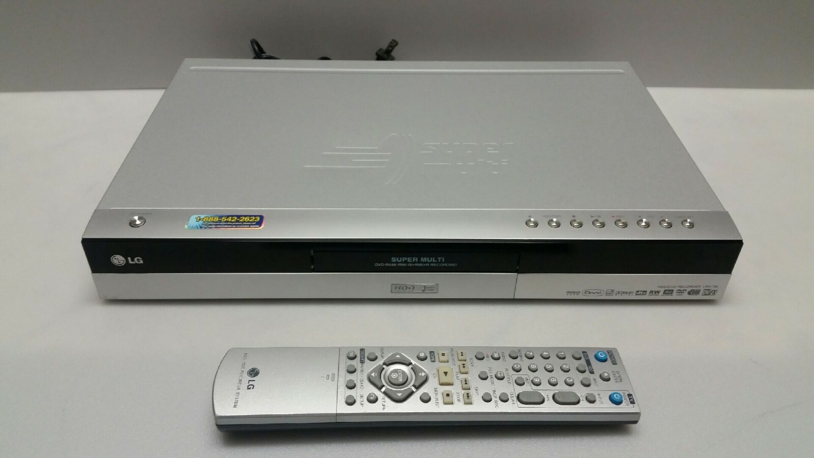 LG LRH-780 HDD DVD RECORDER with 2TB Hard Drive 1042 hours of recording ...
