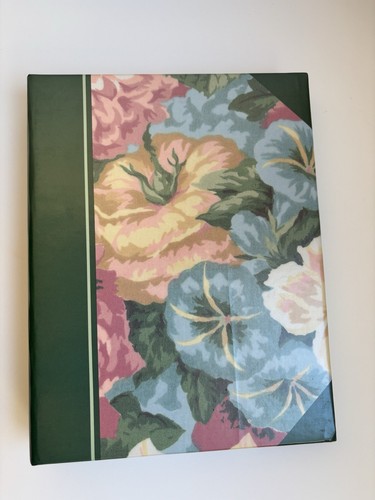 Holson Floral Print Paper Covered 3”x 5” Photos Albums Storage ...