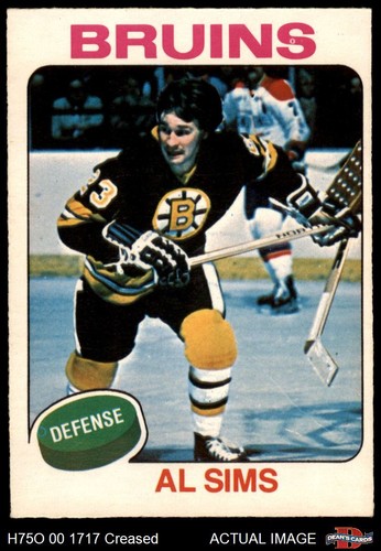 1975 O-Pee-Chee NHL #136 Al Sims Bruins 3 - VG | eBay