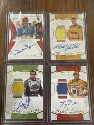 2022 Panini National Treasures NASCAR Autograph Lot! 4 Cards! Legends ...