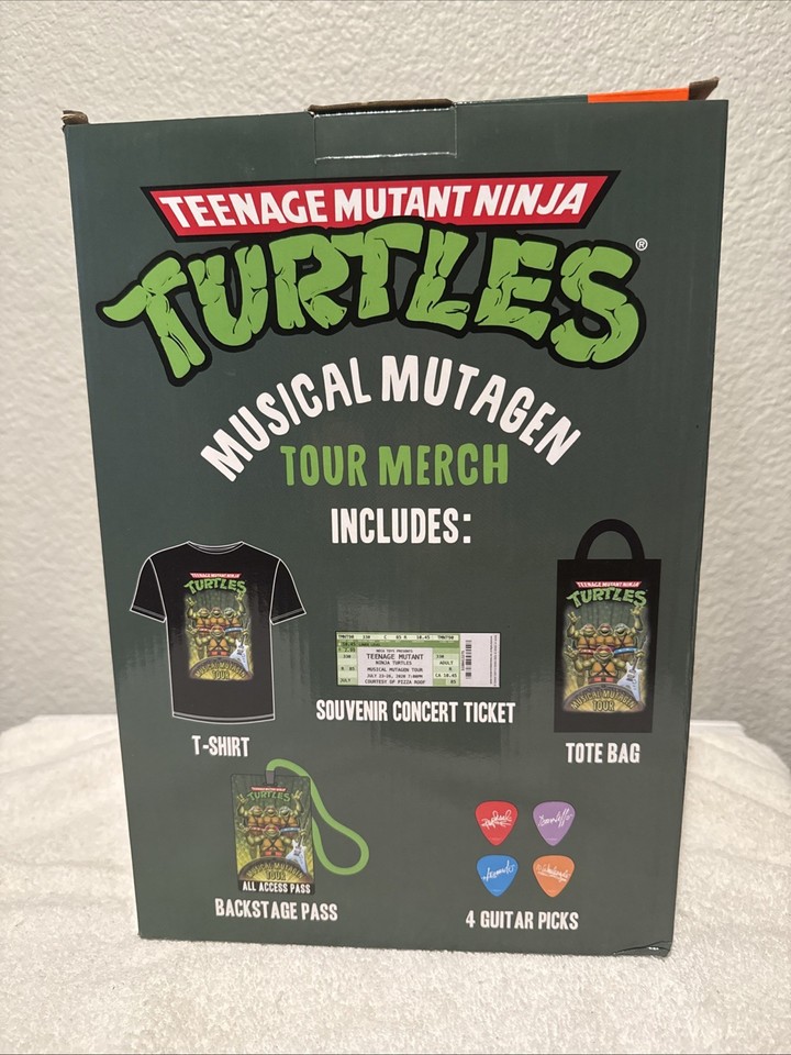 Teenage Mutant Ninja Turtles TMNT Musical Mutagen Tour NECA Merch ...