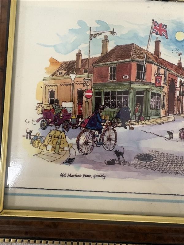 Old Market Place, Grimsby. Colin Carr Framed Print. 18 x 24cm | eBay UK
