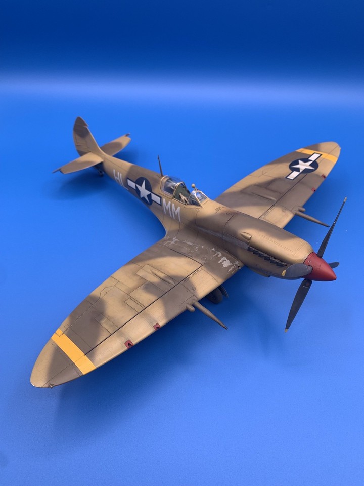 Pro Built 1/32 Tamiya Spitfire Mk. VIII "Fargo Express" 308th FS, 31st ...