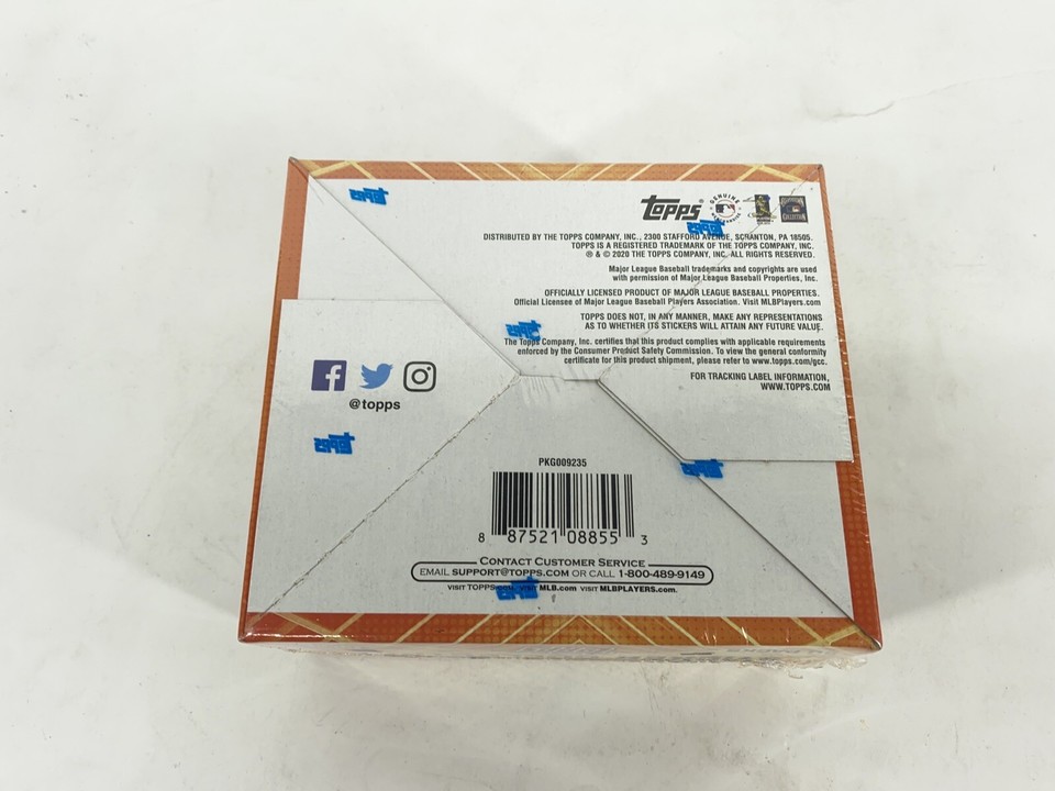 2020 Topps MLB Baseball Sticker Collection box (50 pks/bx, 200 total ...