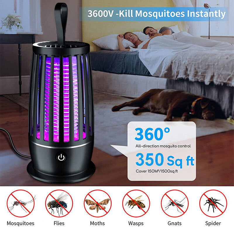 Electric Fly Bug Zapper Mosquito Insect Killer LED Light Trap Pest ...