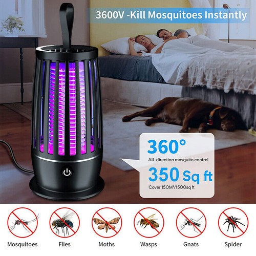 Electric Mosquito Insect Fly Bug Zapper Killer LED Light Trap Pest ...
