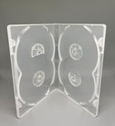SALE! TOP QUALITY 2 PCS NEW 14MM SLIM QUAD 4-DISC DVD CASE, SUPER CLEAR ...