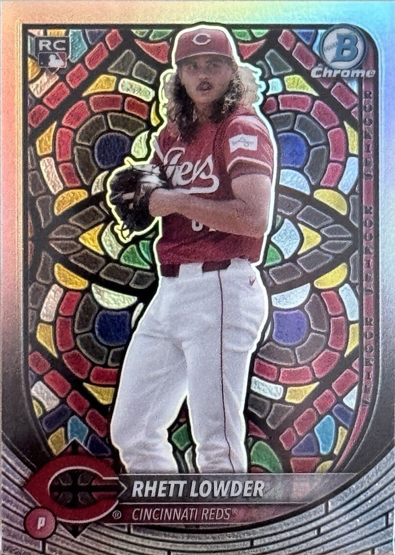 2025 Bowman - Rhett Lowder #6 Etched in Glass Variation (RC) for sale ...