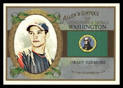 2008 Topps Allen & Ginter #US47 Grady Sizemore Cleveland Indians | eBay