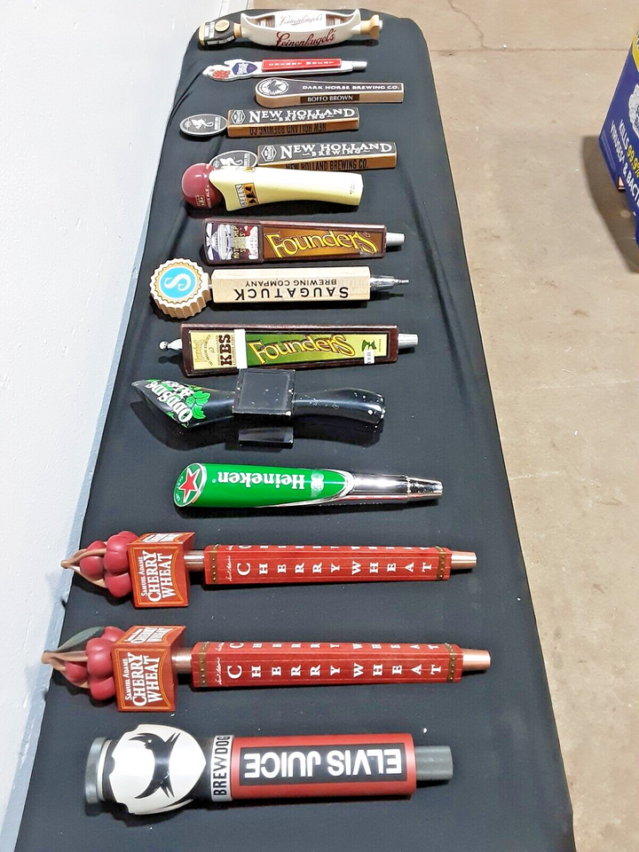 LOT OF 14**** BEER TAP HANDLES DRAFT BEER TAPPER HOLDERS | eBay