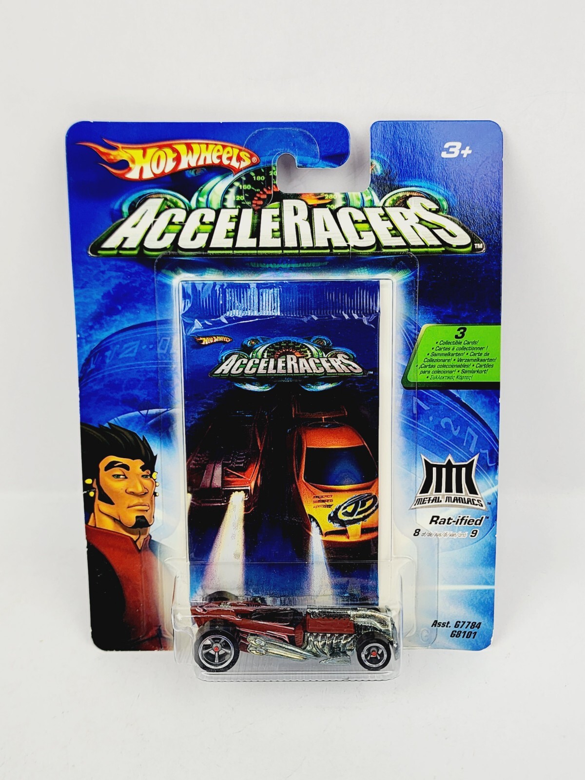 HOT WHEELS ACCELERACERS METAL MANIACS RAT-IFIED NEW VERY NICE!!! N37