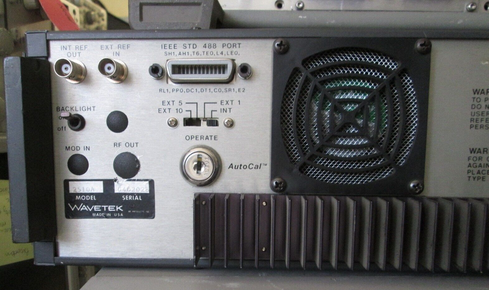 Wavetek 2510A WORKING! Signal Generator 2-1100 MHz | eBay