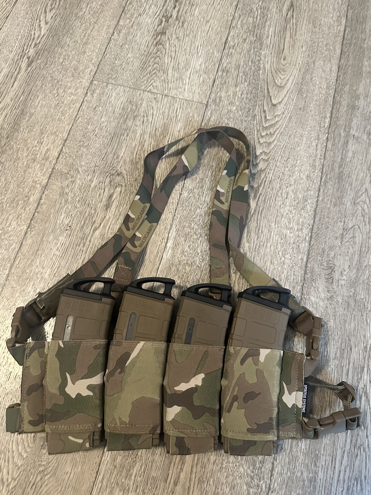 New Spiritus Systems Bank Robber Chest Rig In Multicam One Size Fits ...