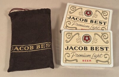 Jacob Best Beer Ad Deck of Playing Cards, Vintage, Sealed | eBay