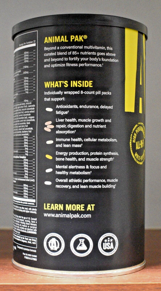 Universal Nutrition ANIMAL PAK 44 Packs Multi Mineral NEW IMPROVED ...