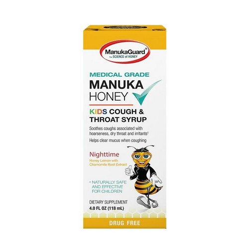 Kids Nighttime Cough & Throat Syrup 4 Oz By Manuka Guard 733726805009| eBay