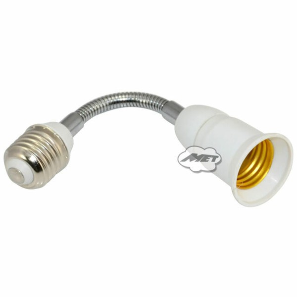 20cm Flexible Screw E27-E27 LED Light Bulb Lamp Gooseneck Extension ...