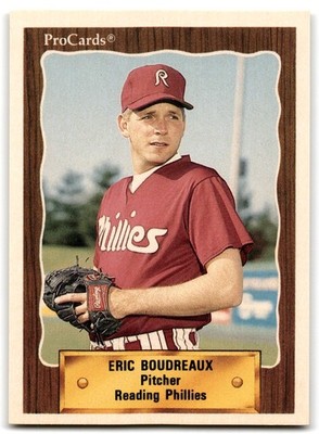 1990 ProCards Eric Boudreaux Reading Phillies #1214 | eBay
