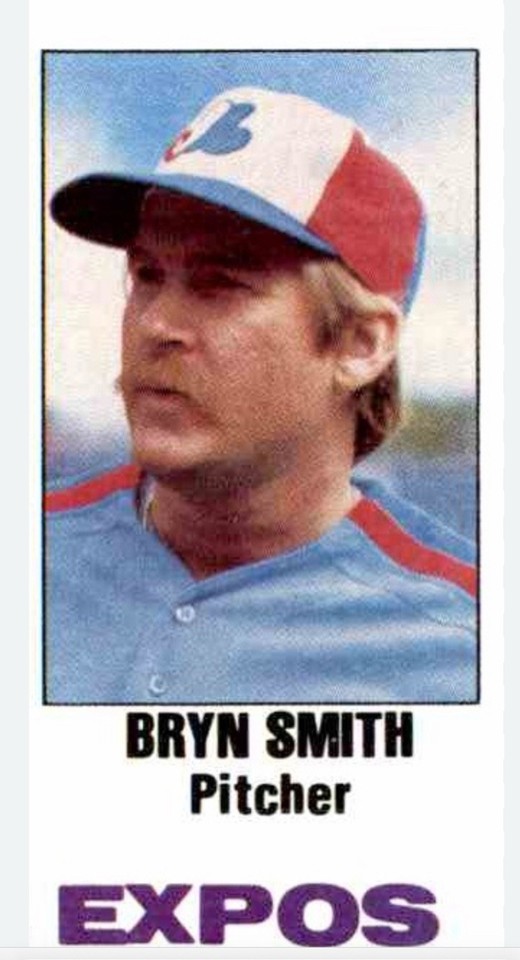 1982 Bryn Smith Montreal Expos Rookie Game Used Worn Jersey Powder Blue ...
