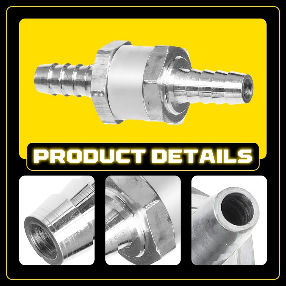 Classic Motorcycle In-Line Fuel/Oil Shut-Off Tap Hose Tails 6mm 16bar ...