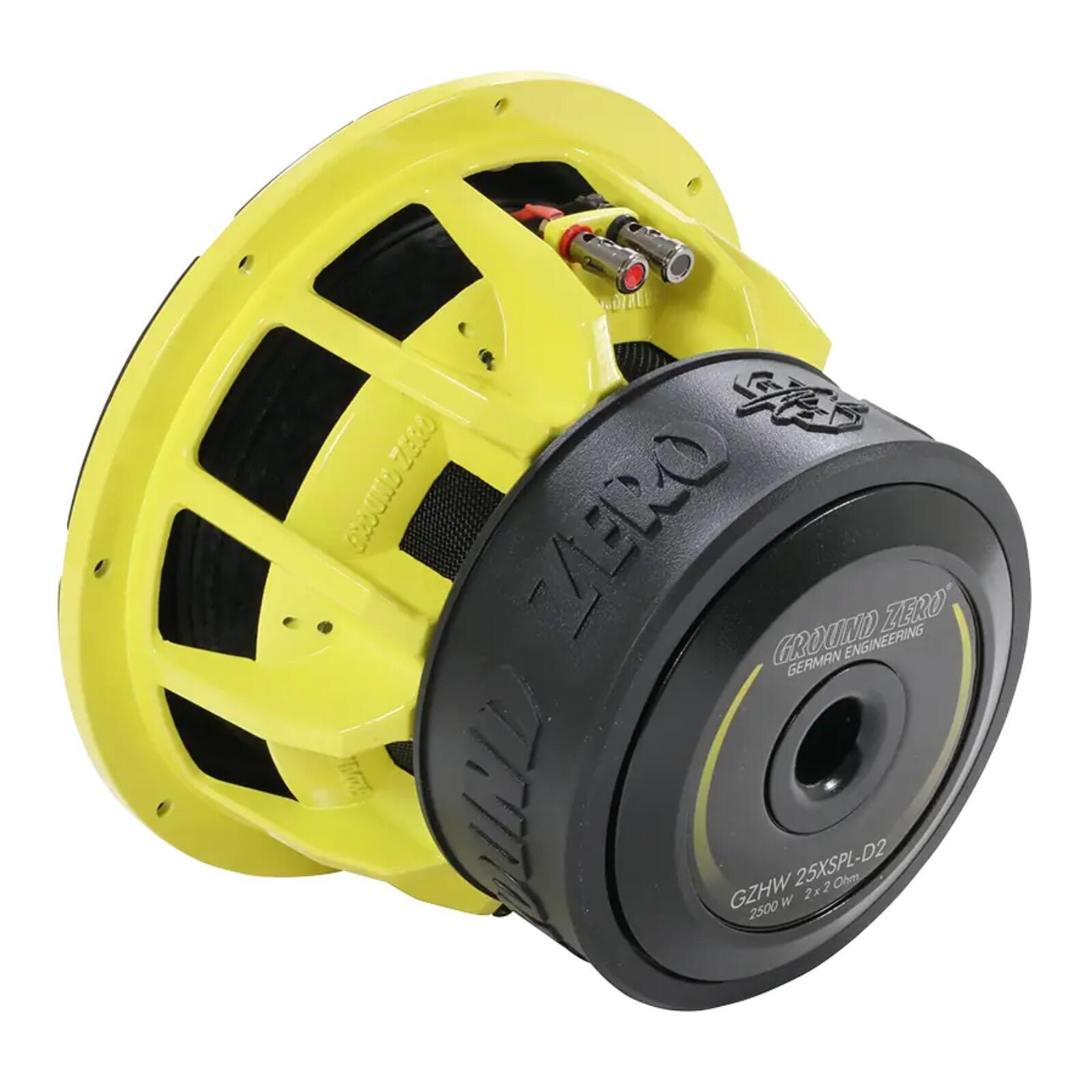 Ground Zero Hydrogen GZHW 25XSPL-D1 Sub 25cm 10 Inch SPL Subwoofer ...