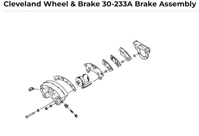 30-233a Columbia 400 Parker / Cleveland Brake Assembly for sale online ...