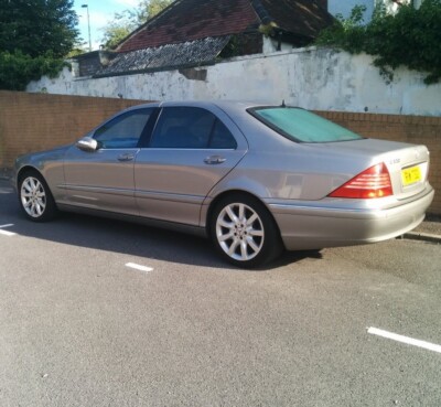 Mercedes W220 S Class Set of 18" 9 spoke Staggered Alloy Wheels W221 ...