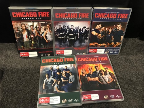 Chicago Fire DVDS, Season 1 2 3 4 & 5, VGC, Reg 2 & 4, Free post. 30 ...