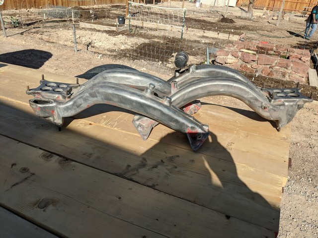 CHRYSLER 413 Dual Quad Crossram Intake Manifold Mopar 2x4bbl 1947162 ...