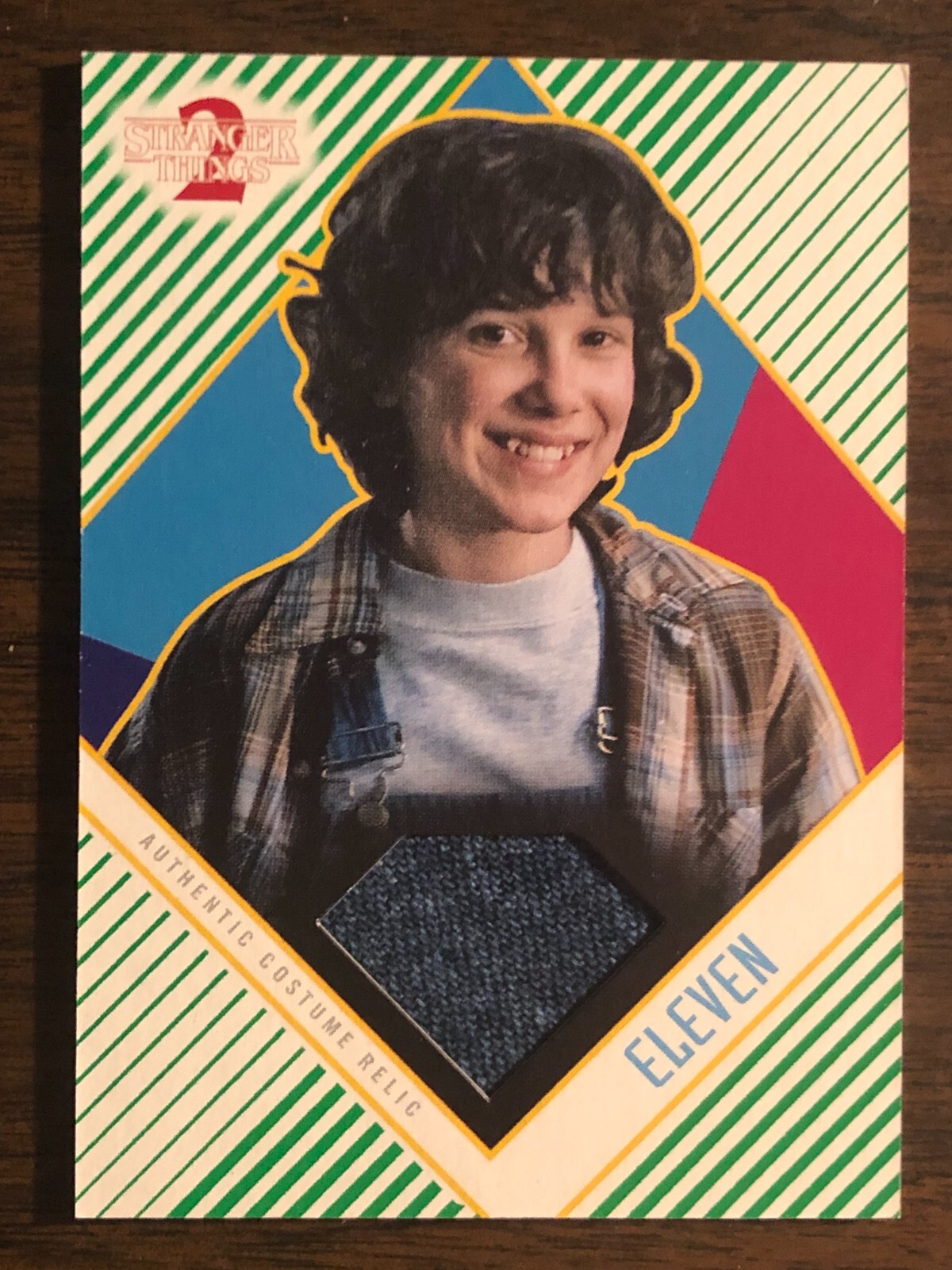 2019 Topps Stranger Things 2 #CR-EO Eleven Costume Relic GREEN 39/50 | eBay