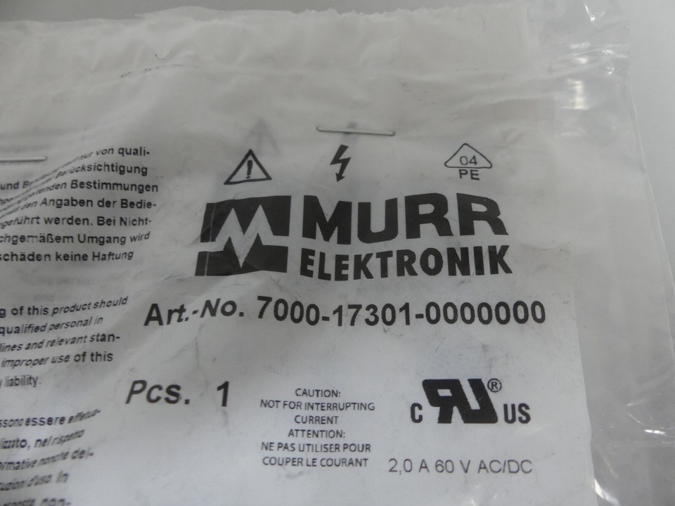 3x Murr 7000-17301-0000000 Schraubklemmanschluss | eBay