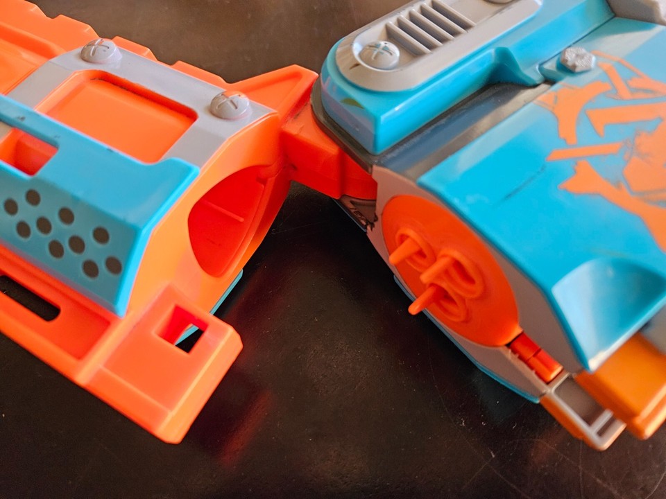 Nerf Zombie Strike Sledgefire Blaster Gun Blue -USED, VGC- no shells | eBay
