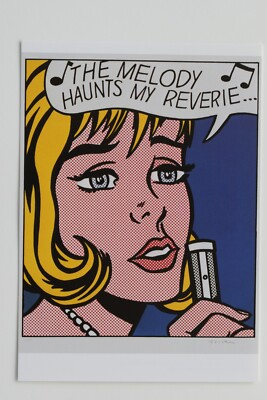 ROY LICHTENSTEIN: "The Melody Haunts my Reverie" 1965 Art-Postcard NEW ...