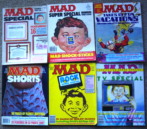 Mad Magazine Super Special X6 22 27 41 68 74 78 Group 27 1981-1991 | eBay