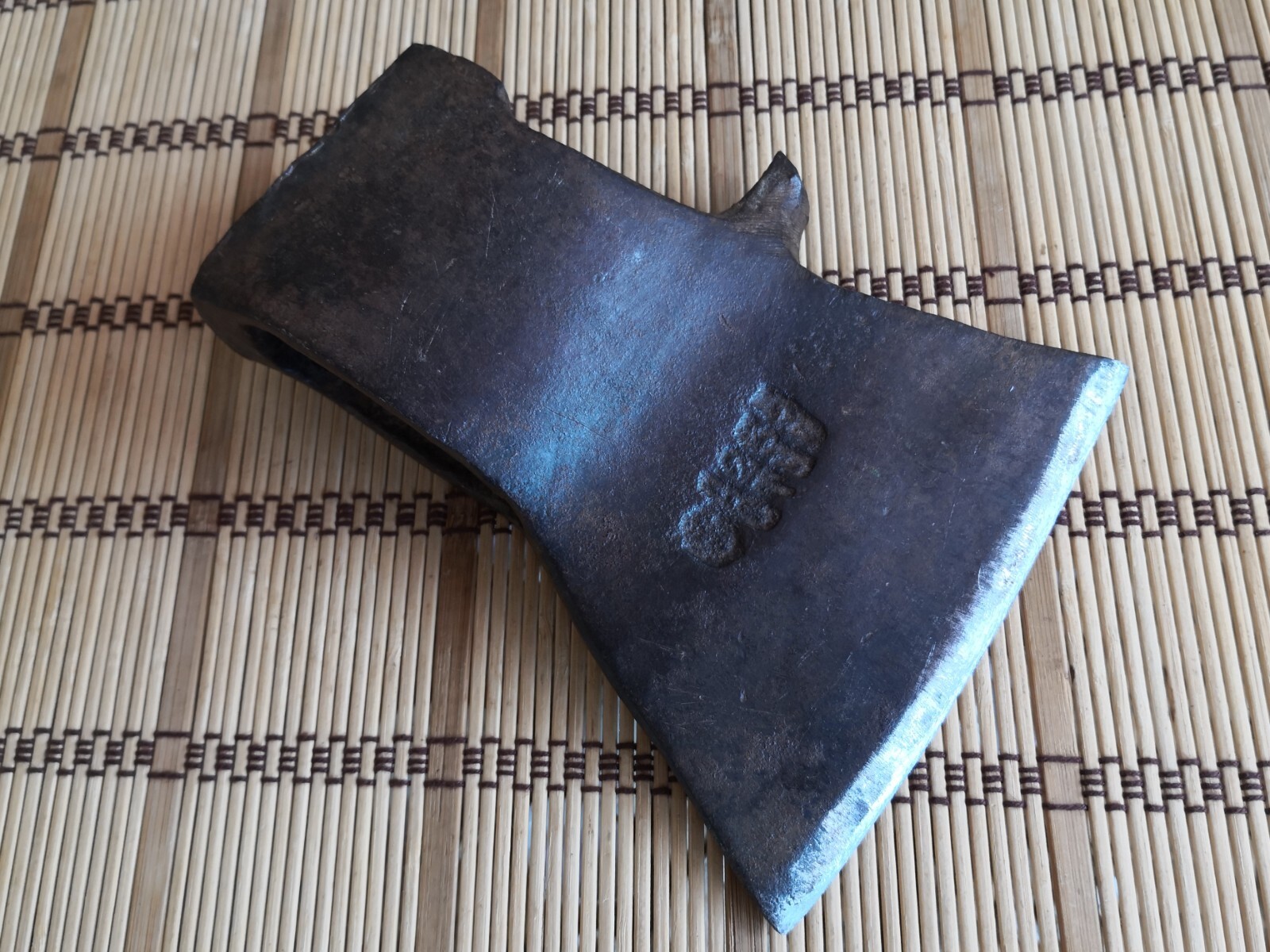 Big ax. Vintage sturdy, Soviet ax. Woodworking Tool. Bearded Axe. Made ...