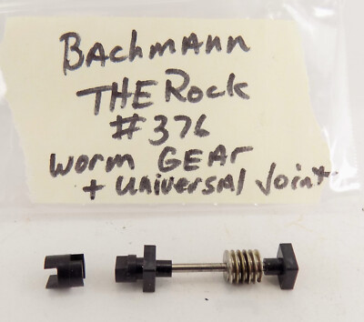 HO / BACHMANN / THE ROCK / DIESEL #376 / WORM GEAR + UNIVERSAL COLLAR ...
