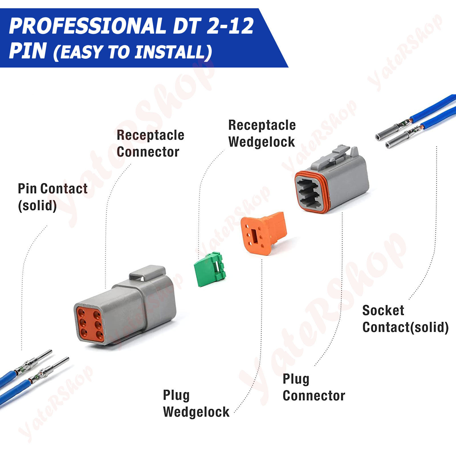 1600PCS Deutsch DT Connector Plug Kit | eBay