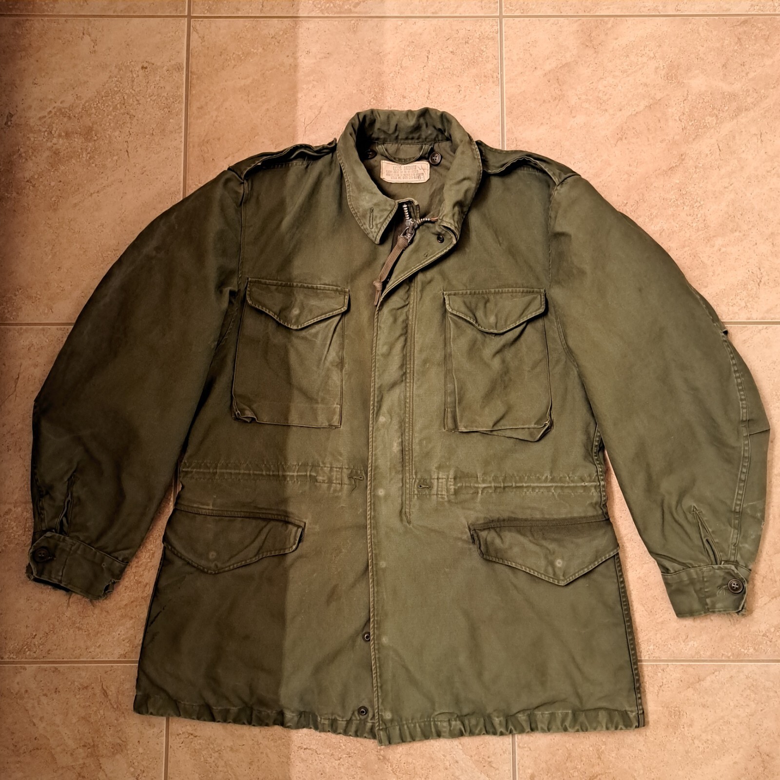 Vintage US ARMY 1955 COREA WAR Field Jacket Military… - Gem