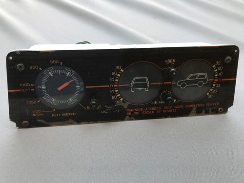 1987 Toyota 4Runner Inclinometer / Altimeter 83890-89106 1984-1989 | eBay