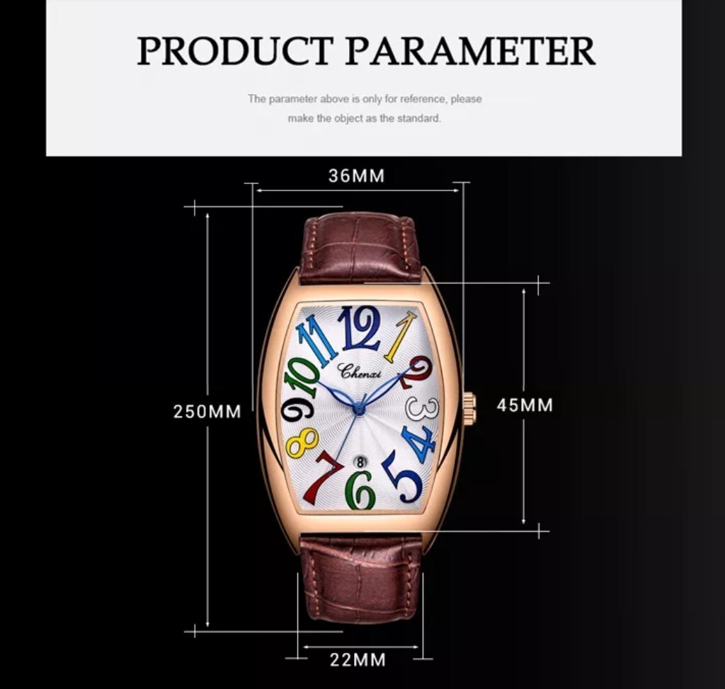 Chenxi New CX-8217 Top Brand Luxury Men Watches Male Leather Strap. | eBay