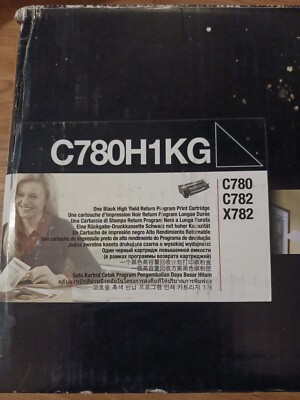 Lexmark C780H1KG Black Toner Cartridge High yield C780 C782 X782 | eBay ...