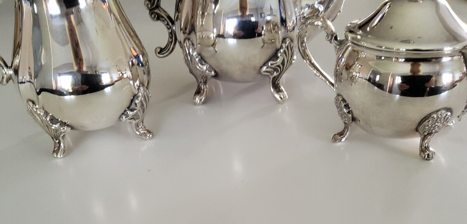 Viners silver plate teapot, milk jug, and sugar basin. | eBay
