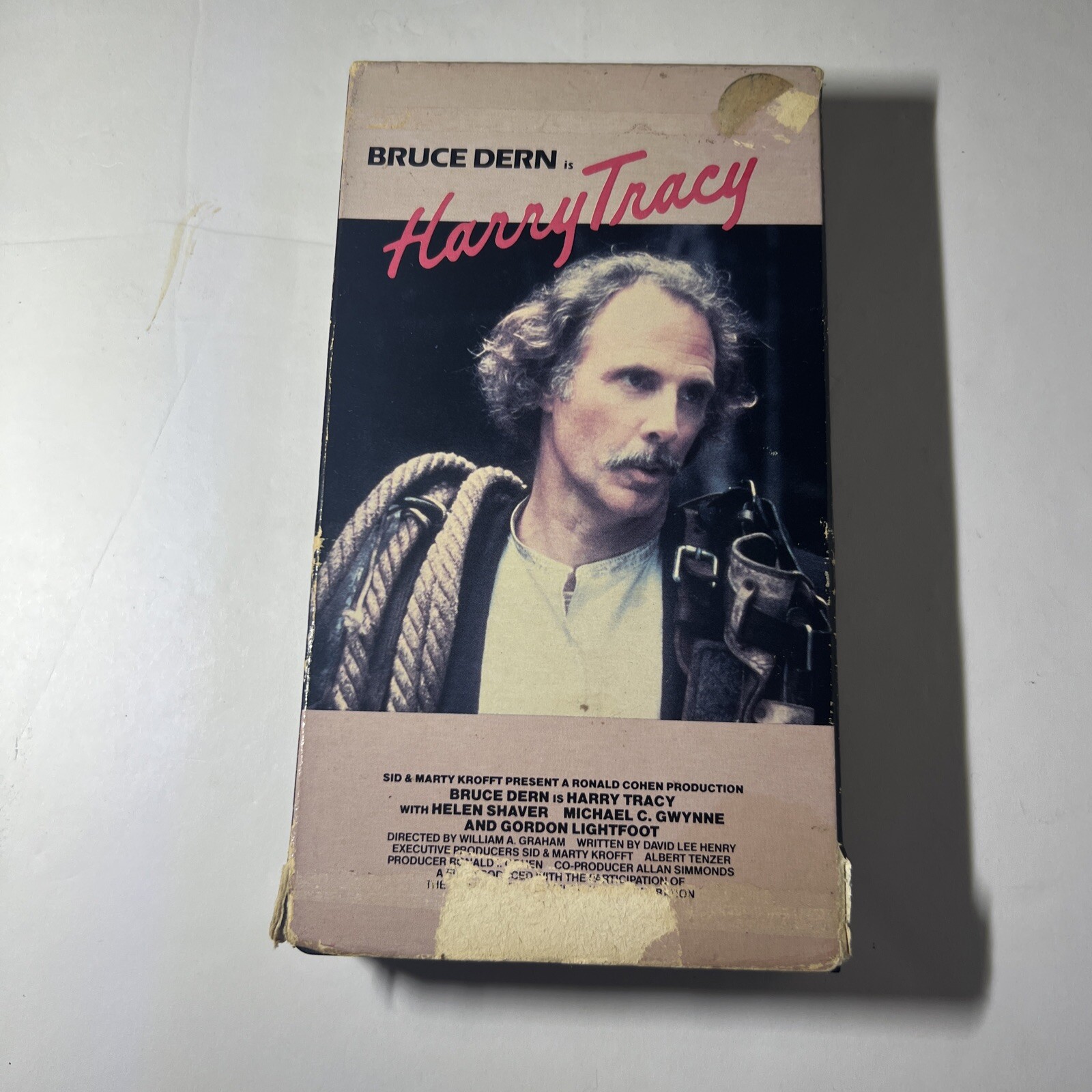 VHS: Harry Tracy (1982): Vestron Video: Bruce Dern, Helen Shaver | eBay
