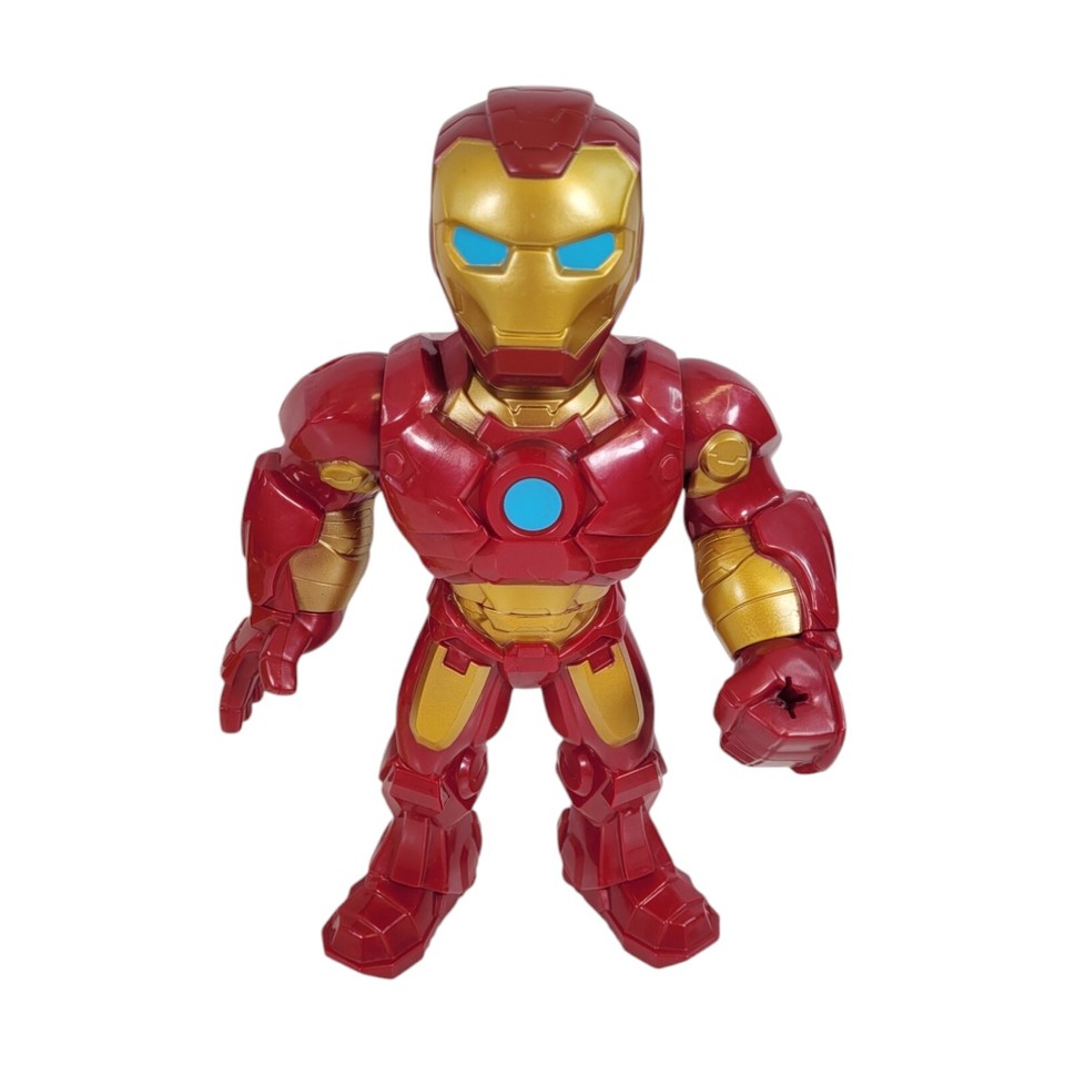 Playskool Marvel Super Hero Mega Mighties Thanos & Iron Man 10" inch ...