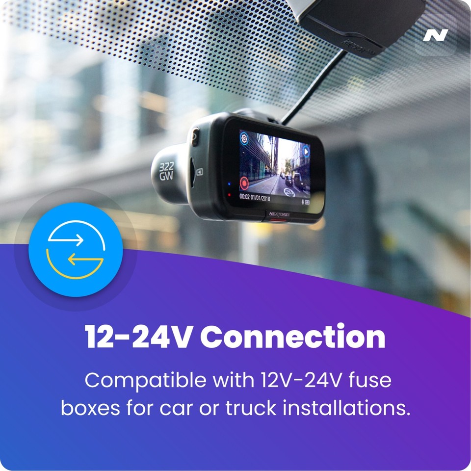 Nextbase Series 2 Hard Wire Kit For Nextbase Dash Cams - 222, 322, 422 ...